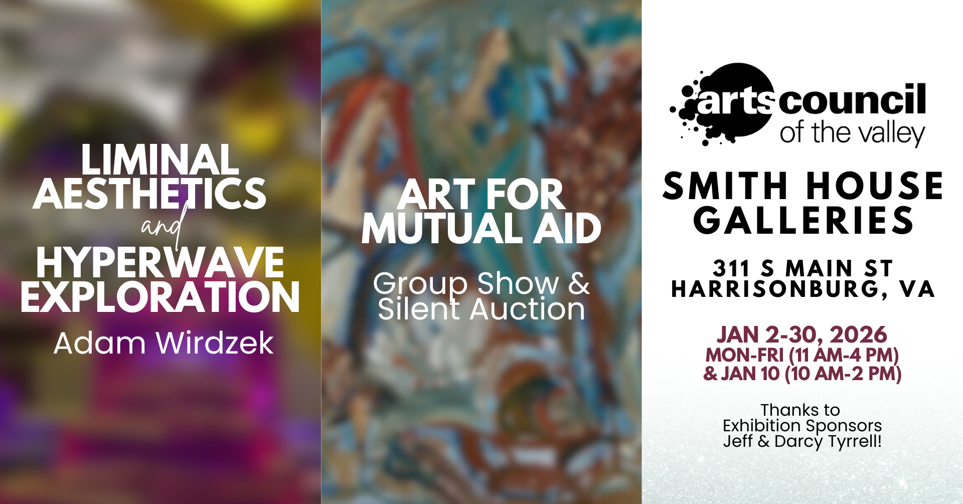 Smith House Galleries: January Exhibitions - Harrisonburg