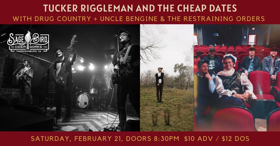 Tucker Riggleman and the Cheap Dates at Sage Bird - Harrisonburg